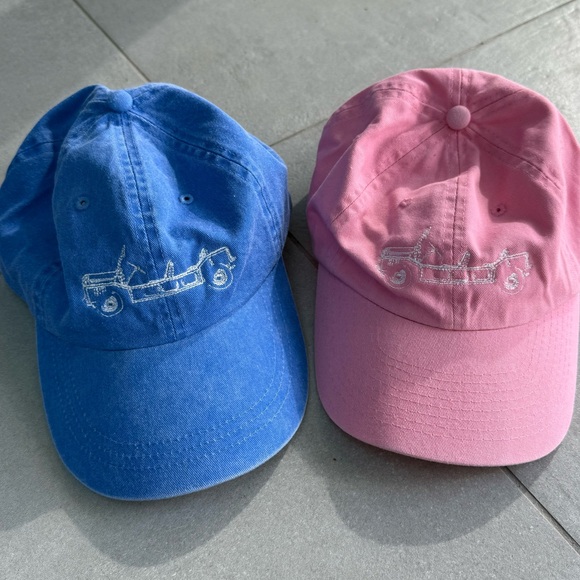 Accessories | Mini Moke Buggy His Hers Hats Blue Pink Unisex Adjustable ...